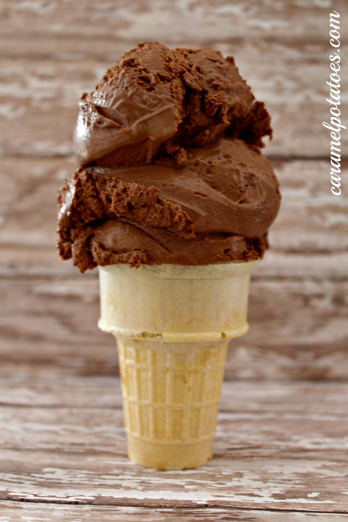 Caramel Potatoes Chocolate Ice Cream